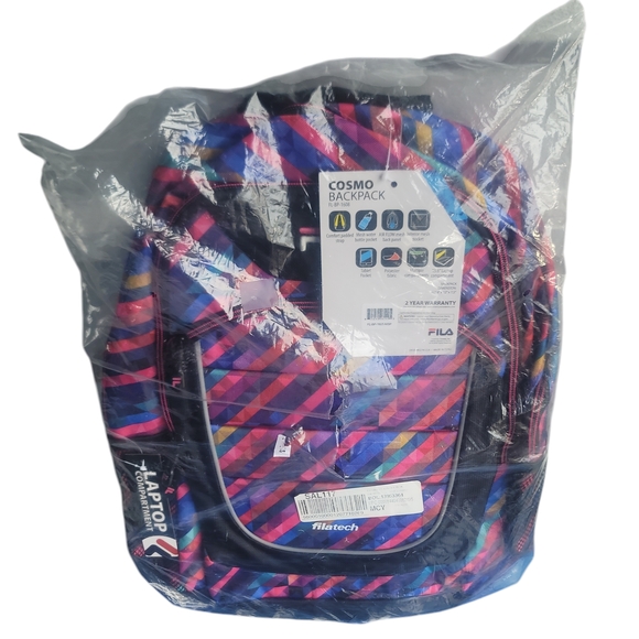 Fila | Bags | Fila Cosmo Backpack With Striped Design | Poshmark